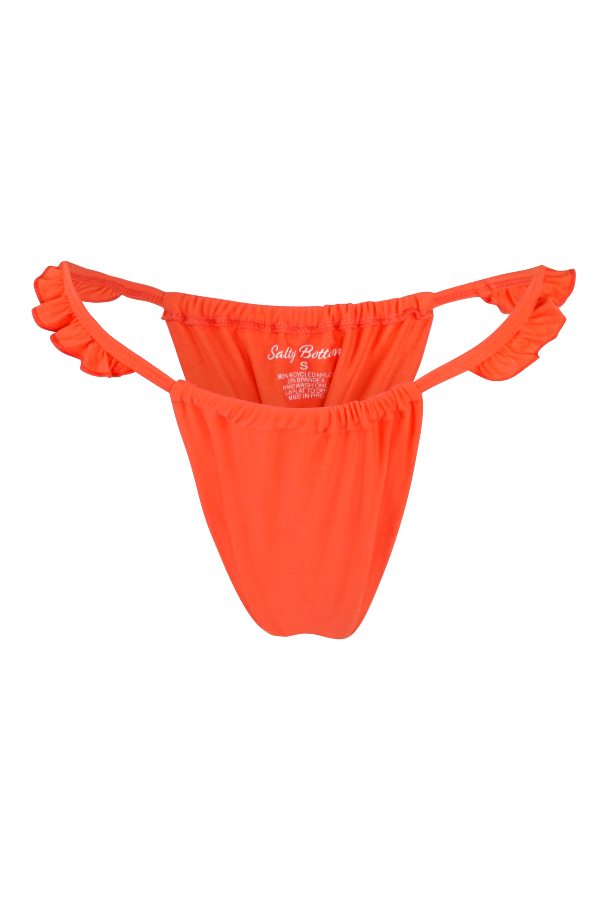 Tahiti Skimpy Bikini Bottoms | Sherbet Orange | Salty Bottom